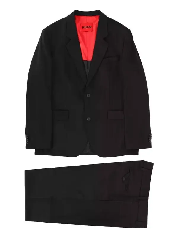 Hugo Single-breasted Extra-slim-fit Suit Suit - Black