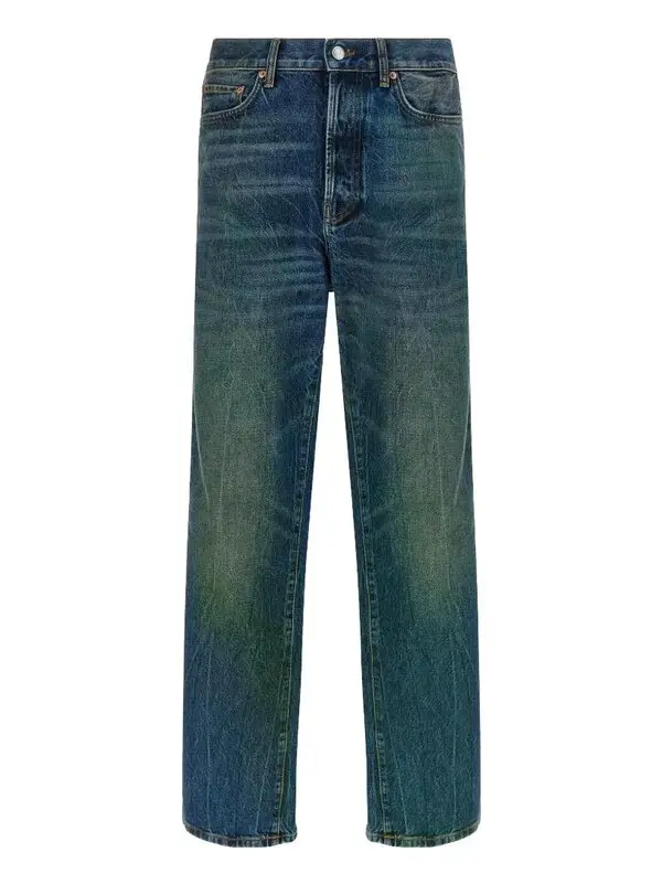 DEPARTMENT 5 Curtis Cotton Wide-leg Jeans - Blue