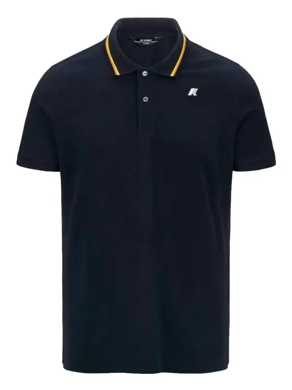 K-WAY Jud Pique Polo Shirt - Blue