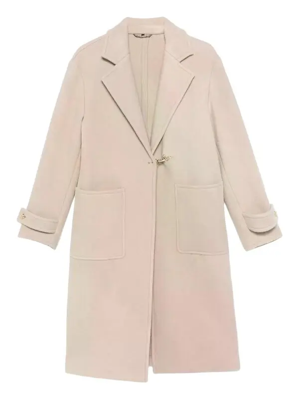 FAY Single-breasted Coat - Neutrals