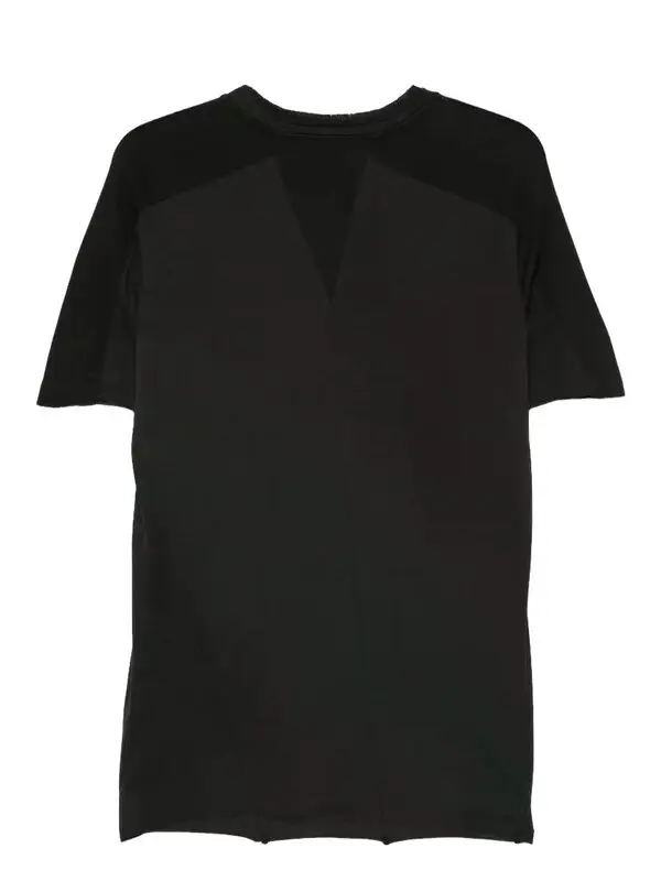 Masnada Frayed Panelled T-shirt - Black