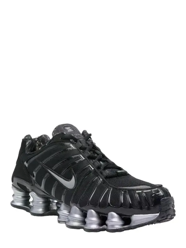 Nike Shox Tl Logo Detail Sneakers - Black