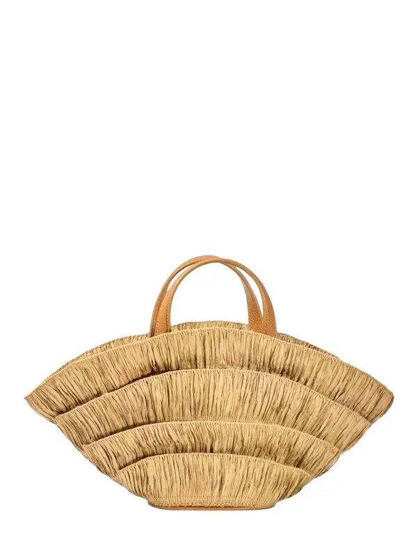 SIMONMILLER Mini Fan Mercado Bag - Neutrals