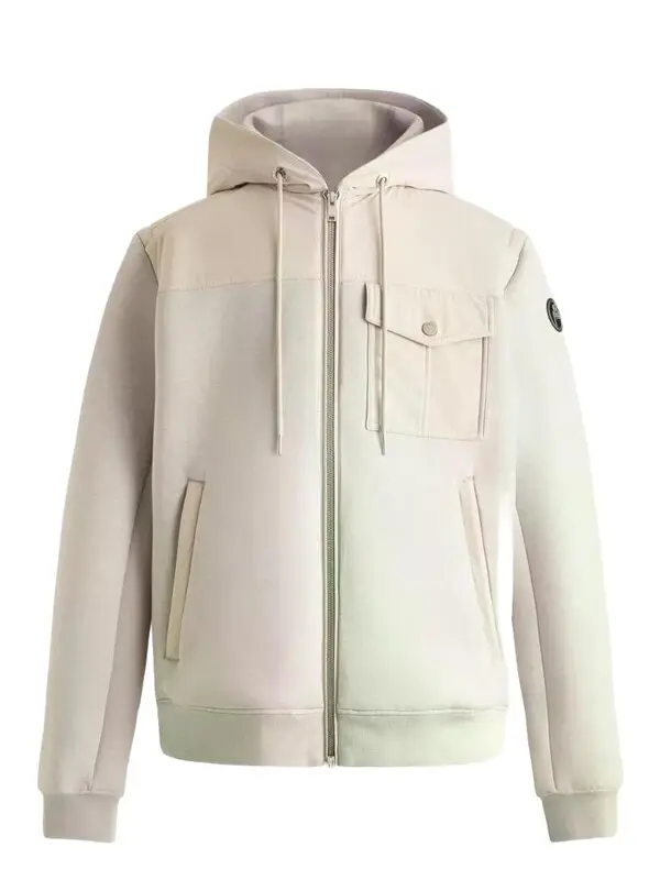 Fusalp Zip-up Hooded Bomber Jacket - Neutrals