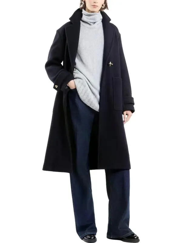 FAY Felted Coat - Blue