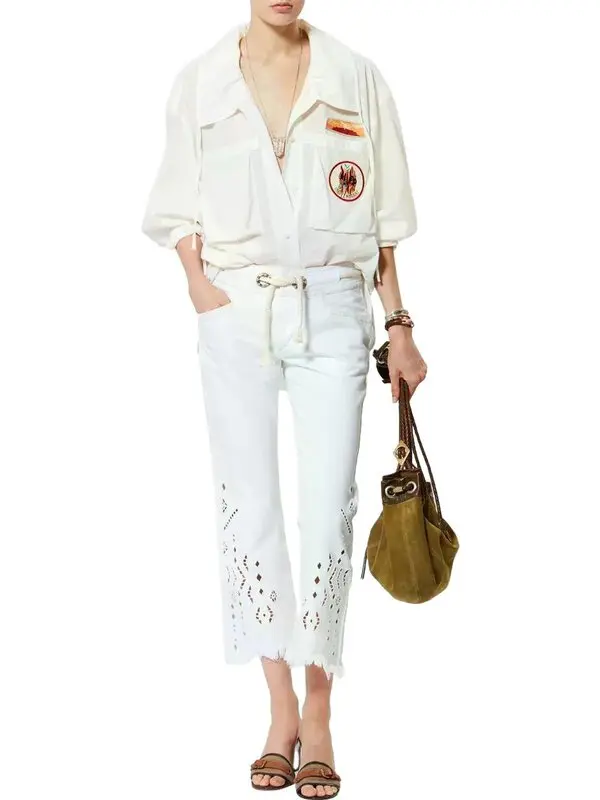 Isabel Marant Étoile Maia Half-moon Shoulder Bag - Neutrals