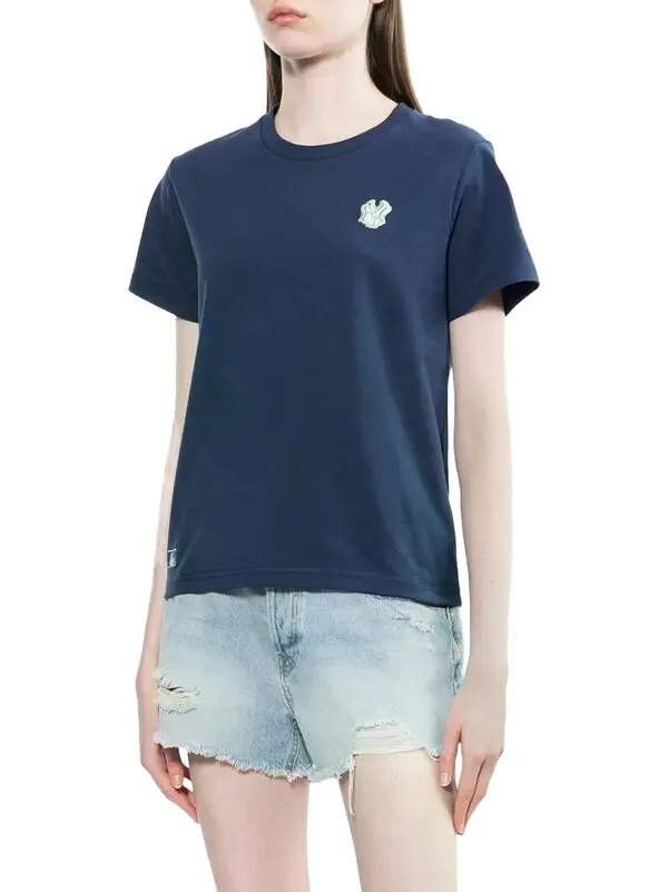 New Era Logo-patch T-shirt - Blue