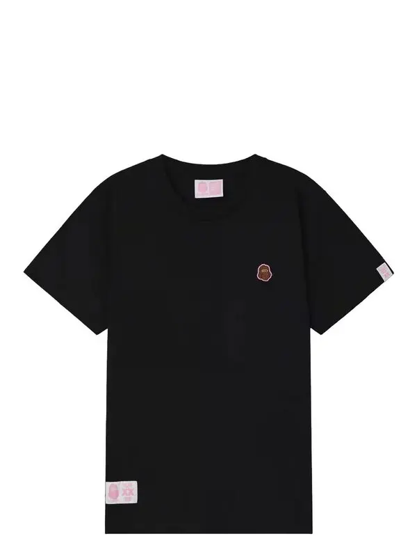 FINGERCROXX Logo Patch T-shirt - Black