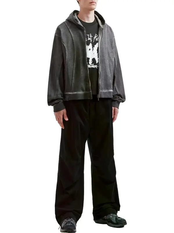 Izzue Zip-up Hoodie - Grey