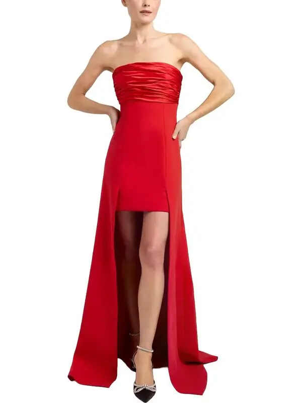 Cinq À Sept Lorella Strapless Dress - Red