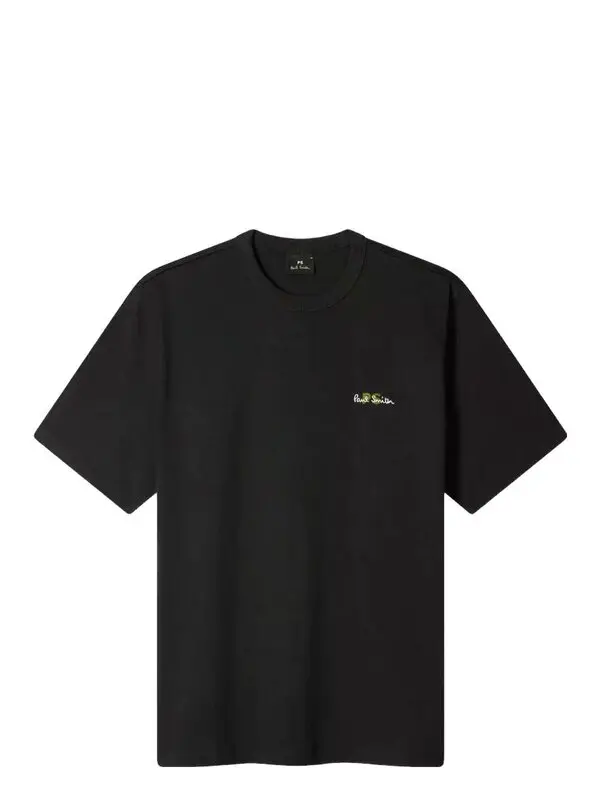 Paul Smith Logo-embroidery T-shirt - Black