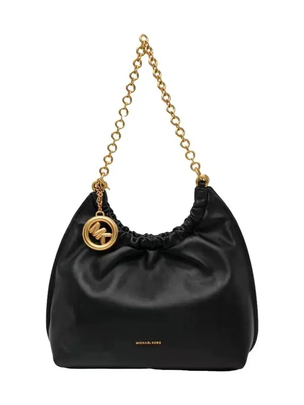 Michael Kors Medium Indie Shoulder Bag With Chain Strap - Black