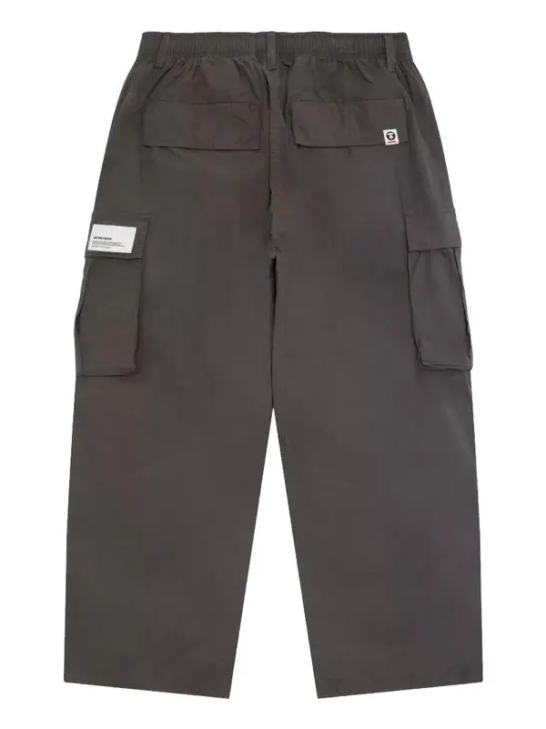 AAPE BY *A BATHING APE Cargo Trousers With Logo Patch - Grey