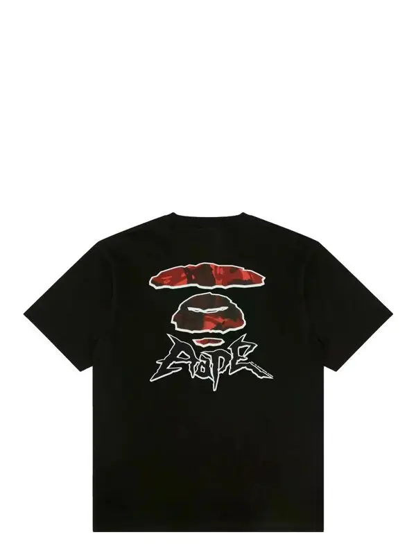 AAPE BY *A BATHING APE Gaphic-print T-shirt - Black