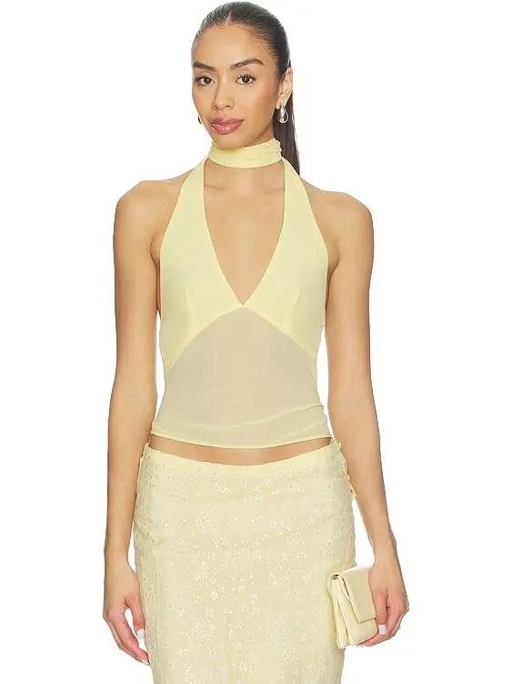 Majorelle Riviera Top - Lemon