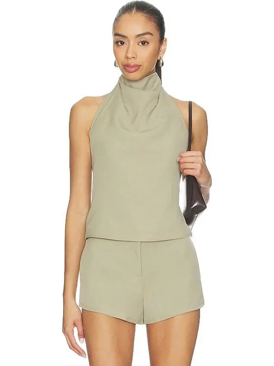 NAKEDVICE The Mya Top - Sage