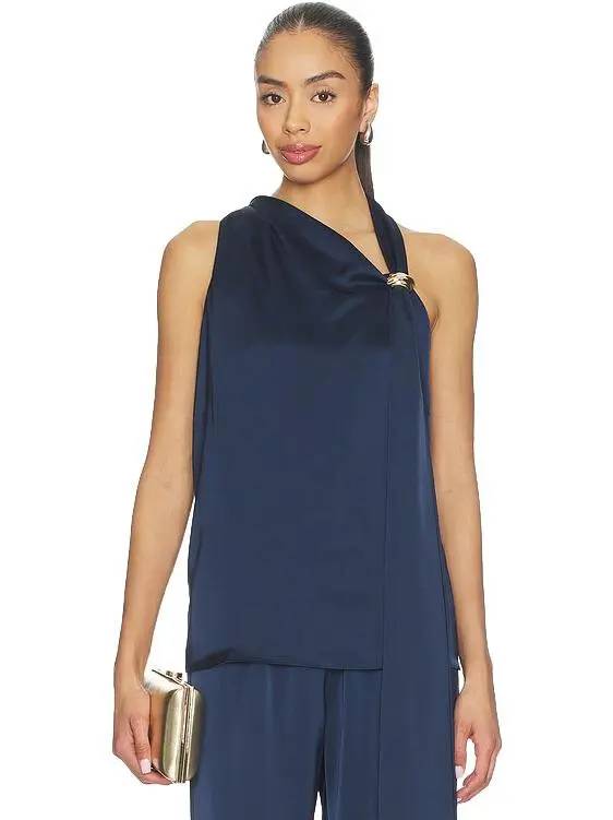 Amanda Uprichard Sonya Top - Navy