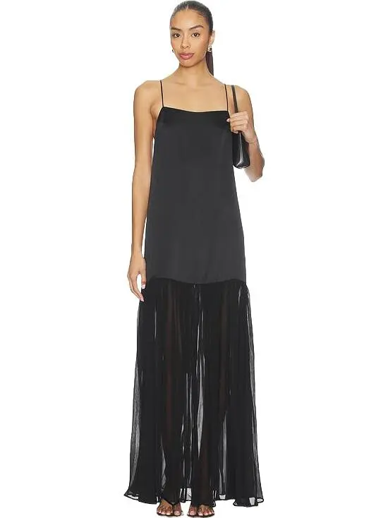 ANINE BING Clementine Maxi Dress - Black