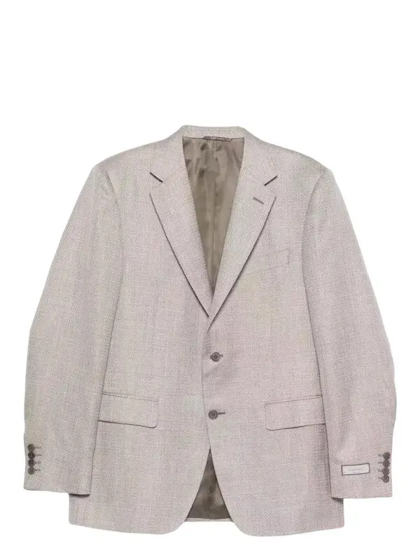 Canali Textured Blazer - Neutrals