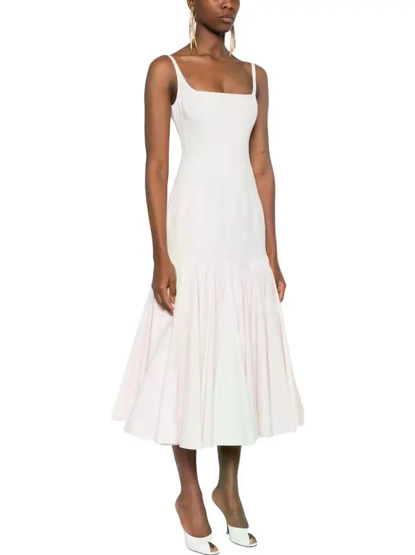 Jacquemus Agave Flared Midi Dress - Pink