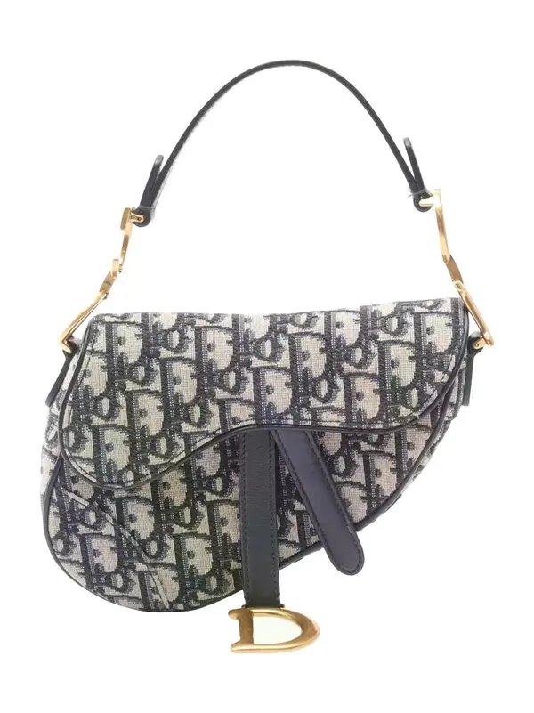 Dior Mini Saddle Bag - Brown
