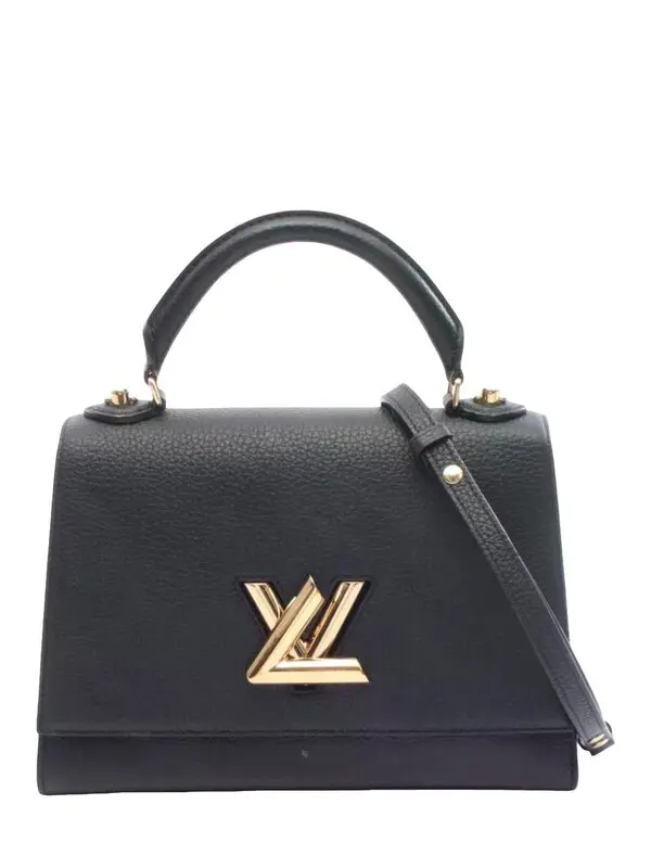 LOUIS VUITTON Taurillon Twist One Handle Mm Satchel - Black