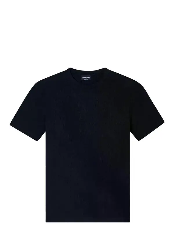 Giorgio Armani Textured T-shirt - Black