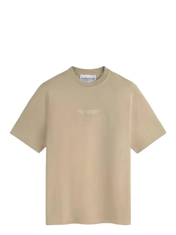 LES HÉRITIERS Roots" T-shirt - Neutrals