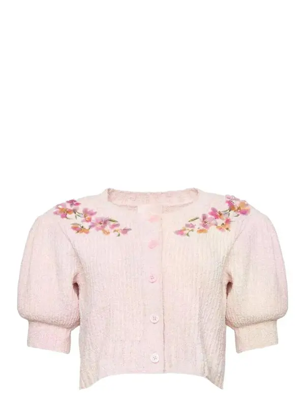 Cinq À Sept Millicent Cropped Cardigan - Pink