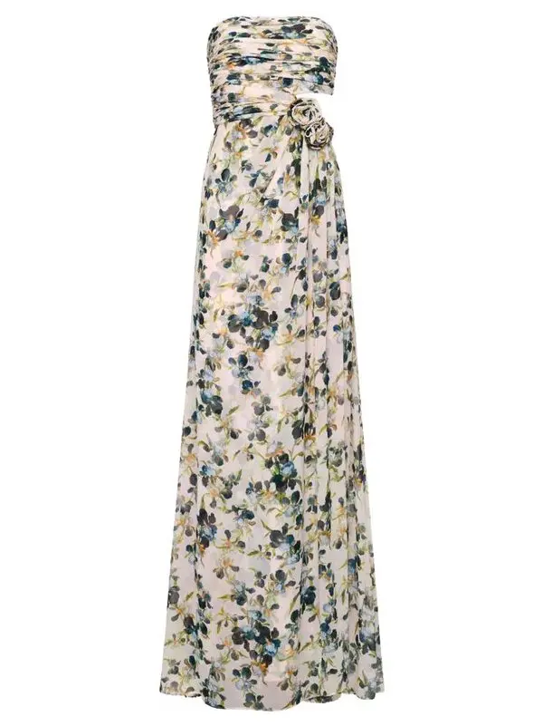 Cinq À Sept Magy Strapless Gown - Neutrals