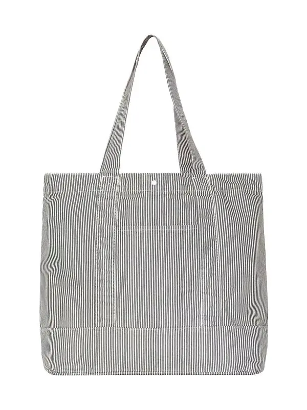 Carhartt Work In Progress Mercer Striped Tote Bag - White