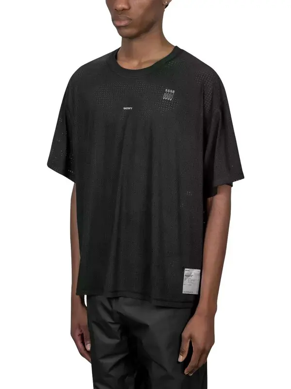 Satisfy Crew-neck T-shirt - Black