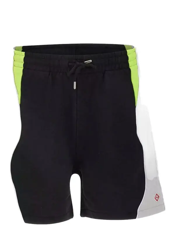 Casablanca Colour-block Logo Shorts - Black