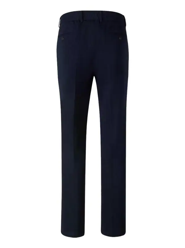GRAN SASSO Drawstring Pleated Trousers - Blue