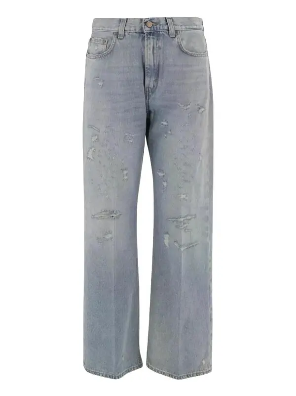 HAIKURE Winny Distressed Jeans - Blue
