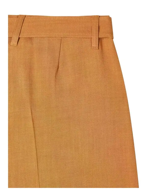 Paul Smith Pleated Wide Leg Trousers - Neutrals