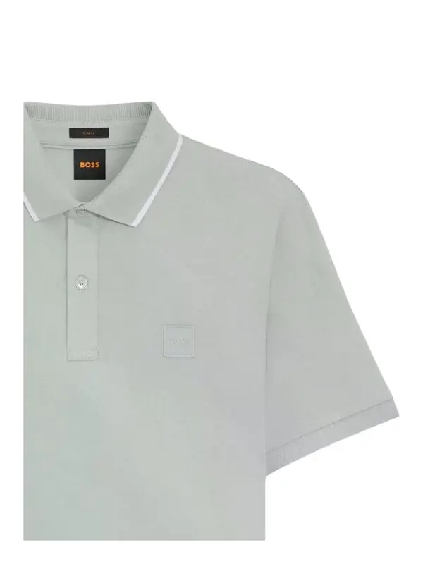 BOSS Cotton Polo Shirt - Grey