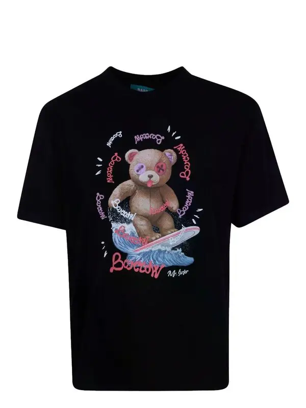 BARROW Printed T-shirt - Black