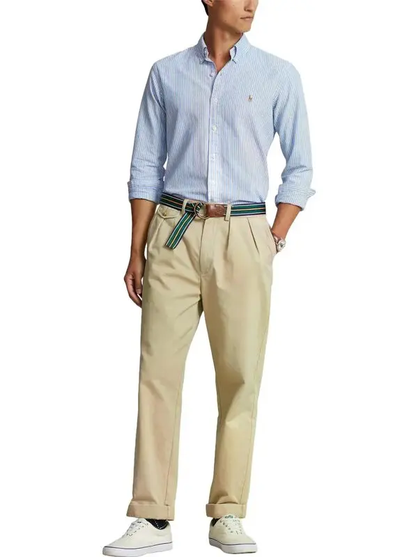 Polo Ralph Lauren Striped Button-down Shirt - Blue