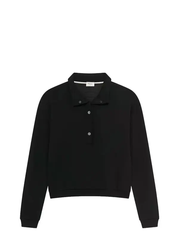 Repetto Ultra Soft Scuba Button Performance Top - Black