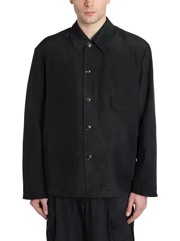 Giorgio Armani Buttoned Jacket - Black