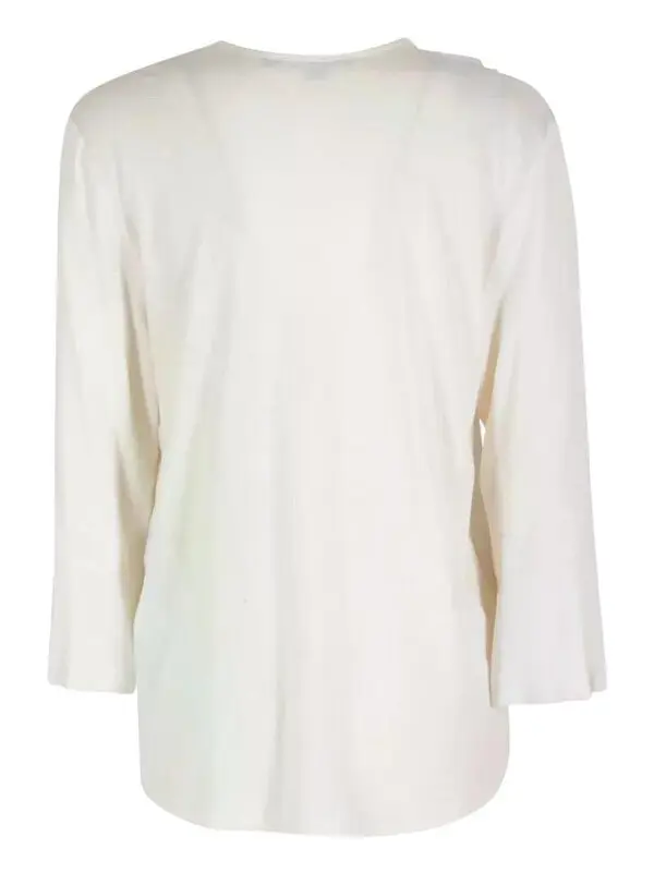 Seventy V-neck Ruffled Blouse - Neutrals