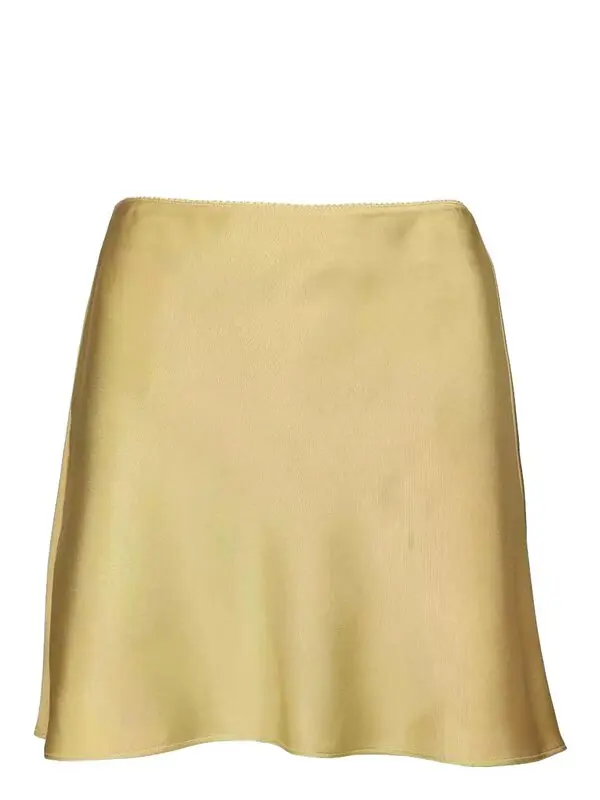 DUNST Satin-finish Skorts - Yellow