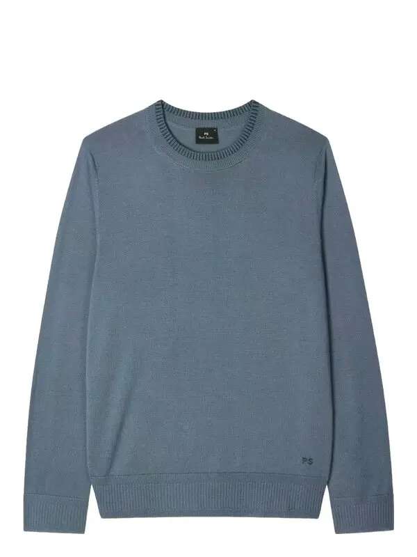 Paul Smith Crew Neck Wool Sweater - Blue