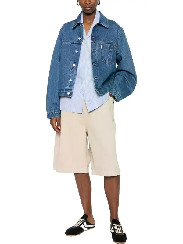ARTE ANTWERP Fold Pocket Denim Jacket - Blue