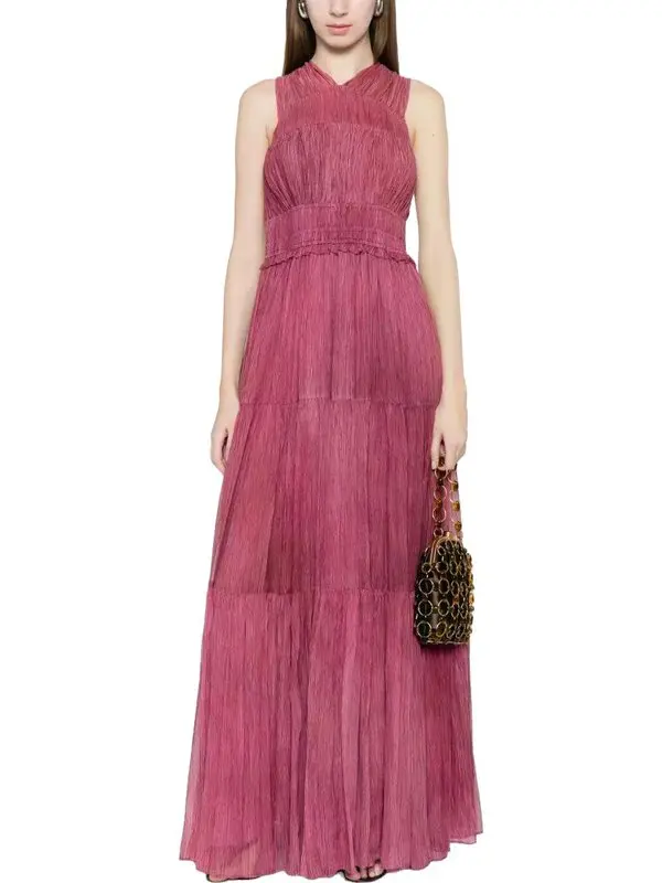 Ulla Johnson Freesia Plissé Gown - Pink