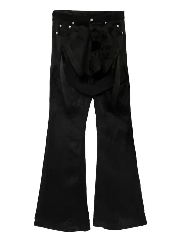 Rick Owens Megastrapped Suspenders Trousers - Black