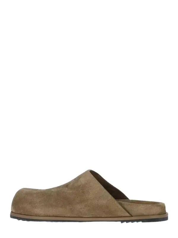Rick Owens Suede Slip-on Sandals - Brown