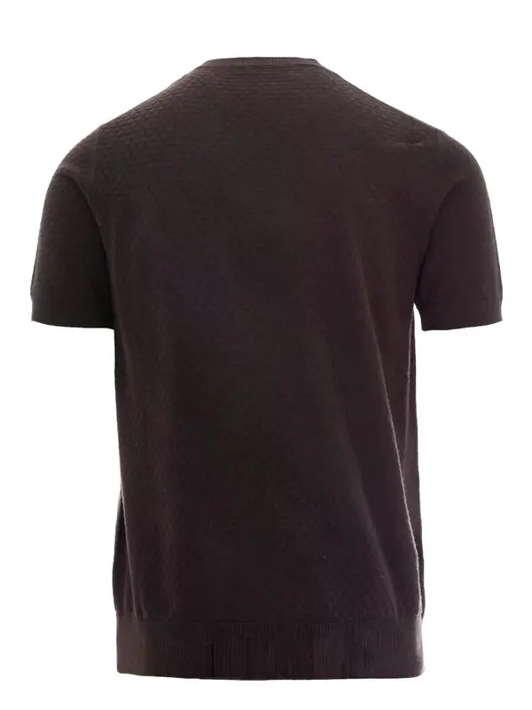 PAOLO PECORA Crew-neck T-shirt - Brown