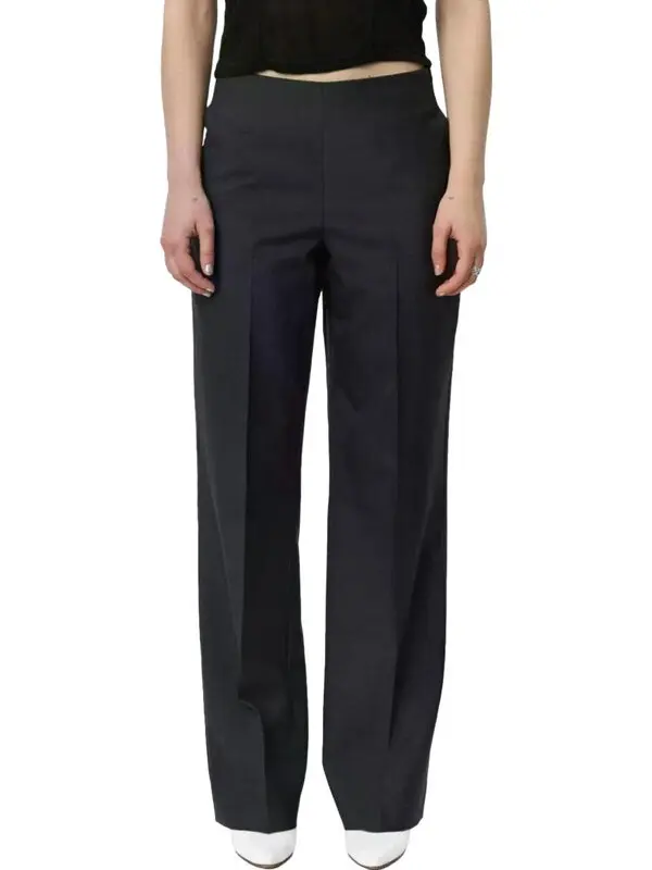 MFPEN Taper Trousers In Dark Wool - Grey